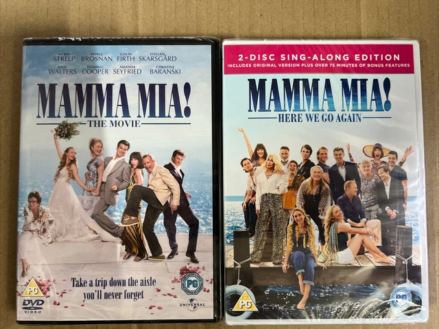 MAMMA MIA! 2-MOVIE Collection DVDs Both Films PAL - New & Sealed EUR 7 ...