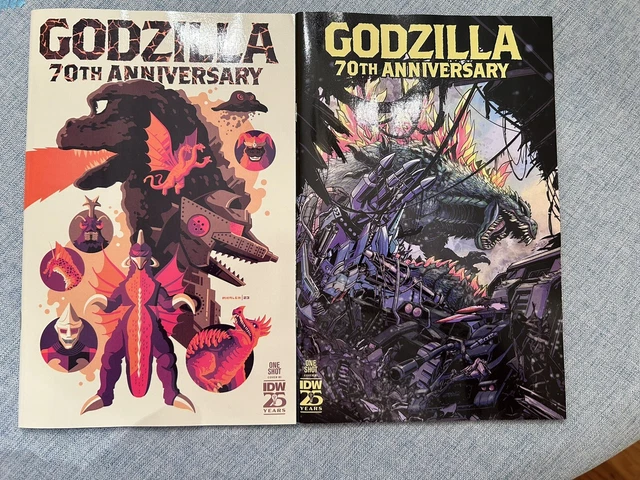 GODZILLA 70TH ANNIVERSARY 1:10 & 1:25 IDW Comics 2024 pas de prix de ...