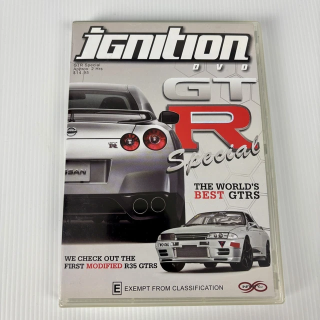 IGNITION DVD NISSAN GT-R GTR Special DVD Region Free PAL Free Tracked ...
