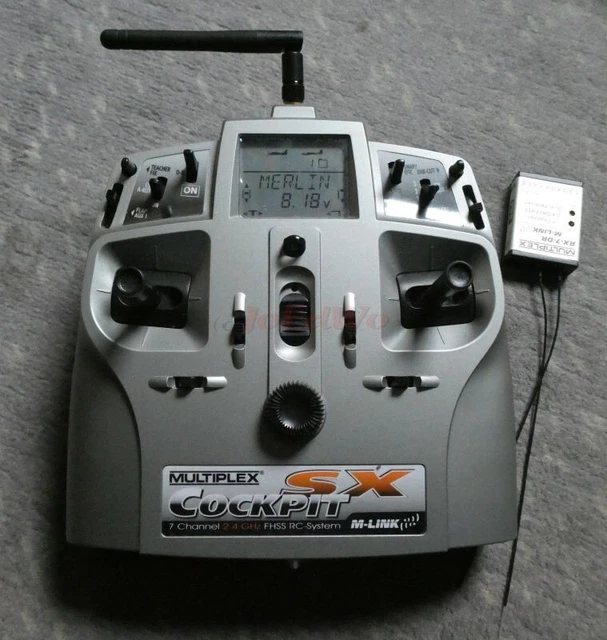 MULTIPLEX COCKPIT SX M-LINK 2,4 GHz Fernsteuerung-Sender & Empfänger ...