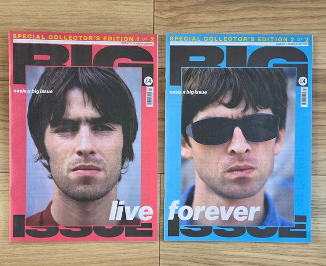 OASIS BIG ISSUE magazine Special Collectors limited Edition Liam Noel ...