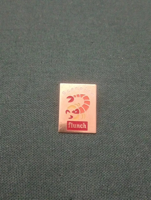 PIN'S PINS PIN Enamel 1 1 Restaurant Signe Zodiaque Scorpion "FLUNCH ...