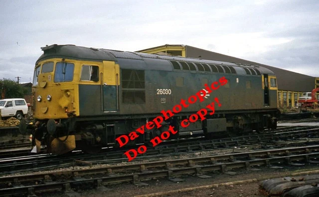 ORIGINAL 35MM Slide Diesel/Steam Train/Railway 26030 @ Inverness 6th ...