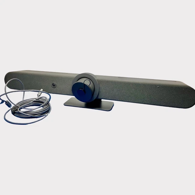 LOGITECH RALLY BAR Mini VR0019 Video Conference Soundbar with Cables ...