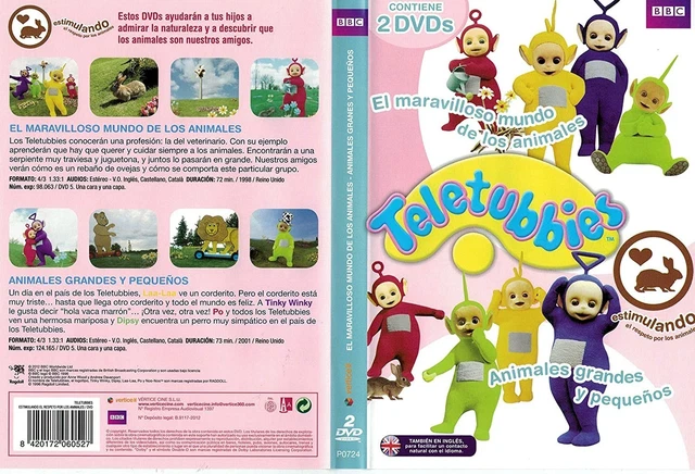 TELETUBBIES 2 DVDS El maravilloso mundo de los animales Animales gran £ ...