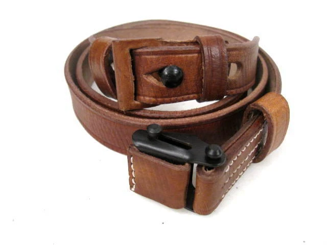 WWII GERMAN LEATHER Sling K98 Mauser Rifle Dated 1941 - Reproduction ...