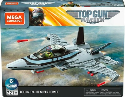 MEGA CONSTRUX TOP Gun Maverick Building Blocks Bricks 221 Pieces gpp89 ...