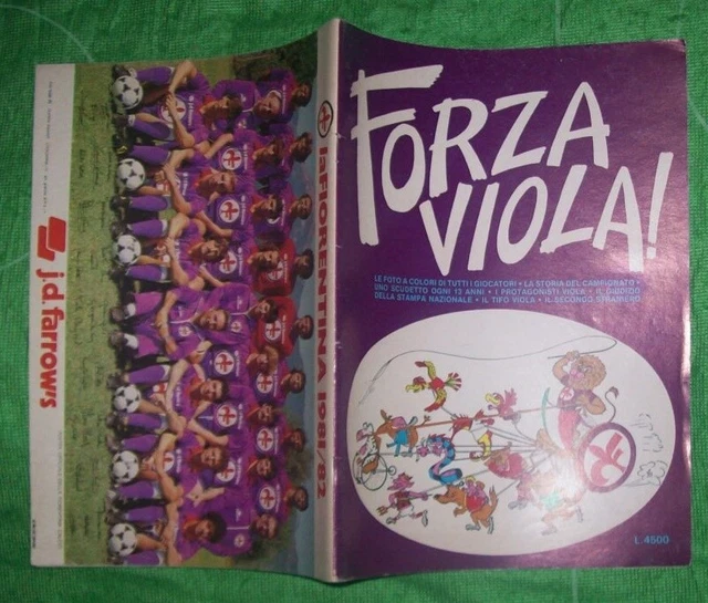 RIVISTA FORZA VIOLA 1981-82 Calcio Soccer Antognoni Graziani Galli ...