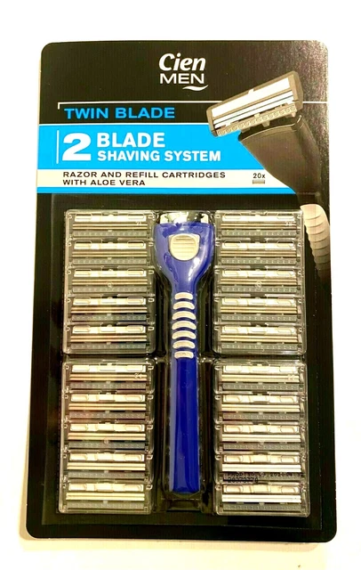 CIEN MEN SHAVING System - 3x water shaver with 20 twin blades $48.51 ...