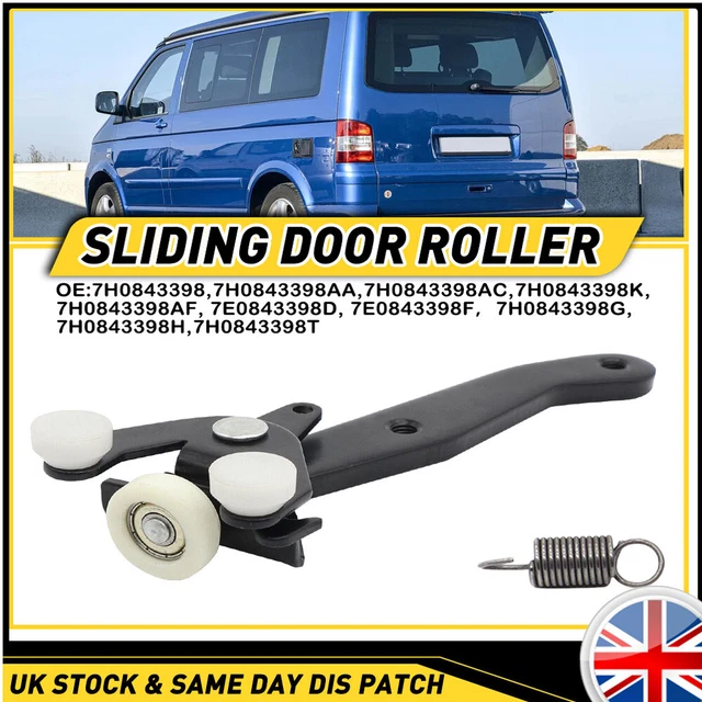 SLIDING DOOR ROLLER Guide Hinge Bottom Right Side Fits VW Transporter ...