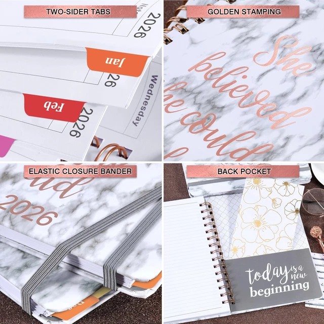 2026 PLANNER - 2026 Weekly and Monthly, January - Medium, Off-white £20 ...