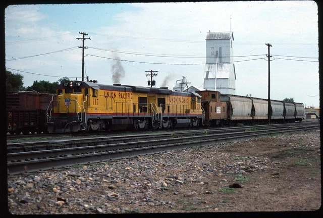 ORIGINAL RAIL SLIDE - UP Union Pacific 117+ LaSalle CO 8-3-1988 £4.46 ...