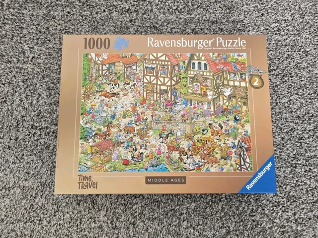 RAVENSBURGER TIME TRAVEL 2 Middle Ages 1000 Piece Puzzle BRAND NEW ...