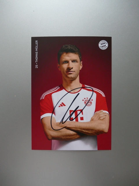 THOMAS MÜLLER FC Bayern München / Deutschland Autogramm 2023/2024 FCB RAR EUR 5,00 - PicClick DE