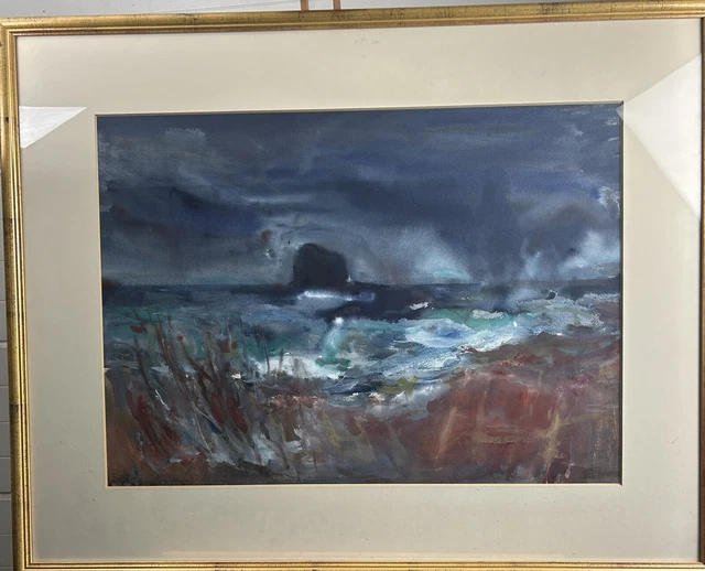 ARCHIE (ARCHIBALD) SUTTER WATT. 1915-2005, RSW., 'Bass Rock' Signed ...