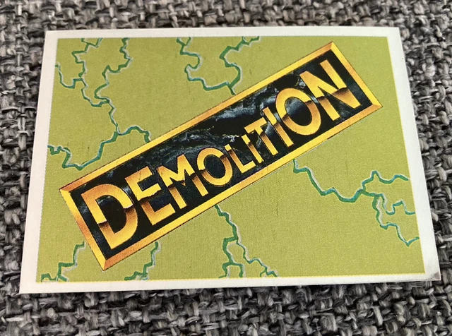 DEMOLITION LOGO SUPER Stars Of Wrestling 1991 Sticker Edizioni Center ...