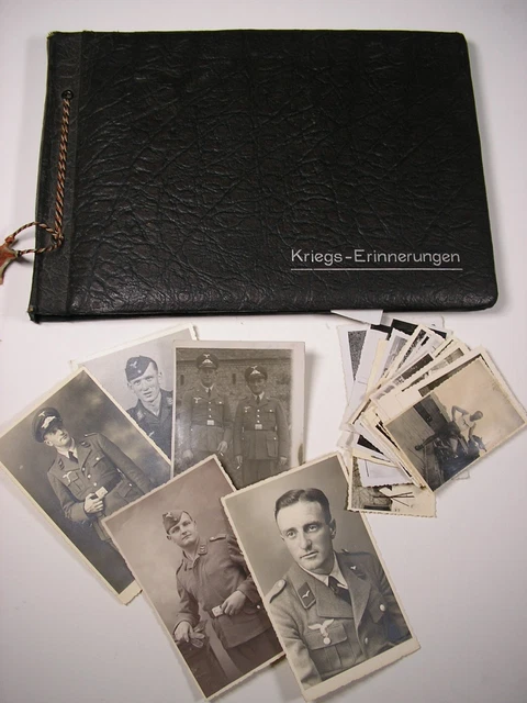 WK2 FOTOALBUM FRANKREICH Flugplatzkaserne Flak Saint Brieuc u.a. 135 s ...