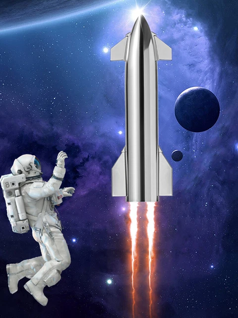 SPACEX STARSHIP MODEL Aerospace Starships Mini Starship Static Table ...