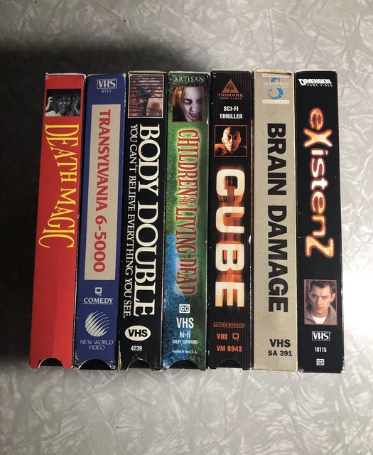 VHS CULT HORROR MOVIE LOT 70s 80s 90s 2000s SOV RARE HTF OOP COMEDY ...