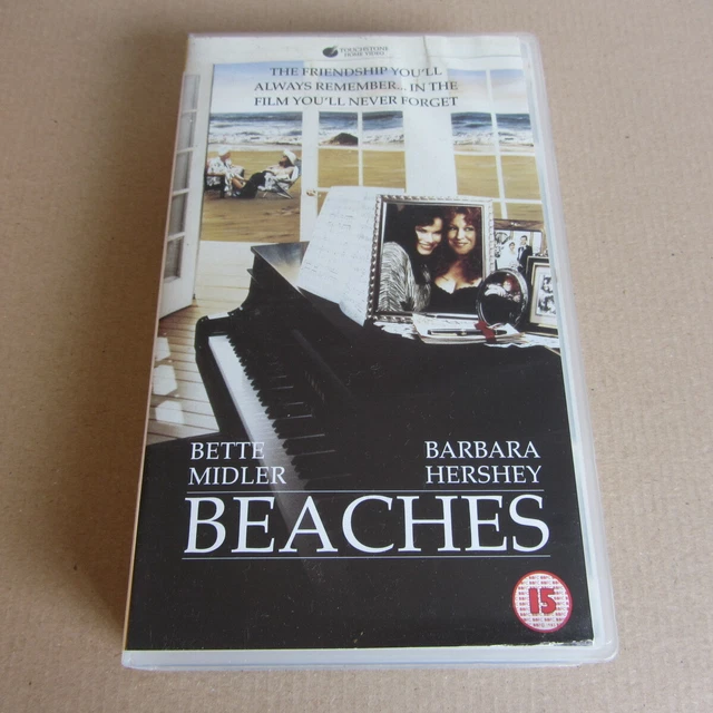 BEACHES ~ OLD VHS video cassette tape ~ Bette Midler, Barbara Hershey film £5.66 - PicClick UK