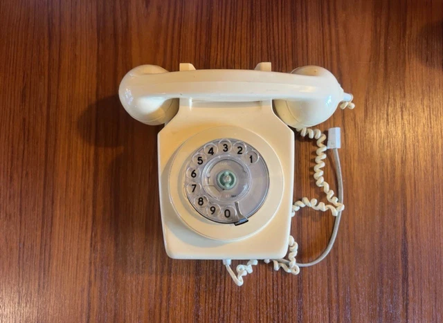 BT CREAM ROTARY Telephone 1960s Vintage Retro Dial-Up Ivory £31.90 ...