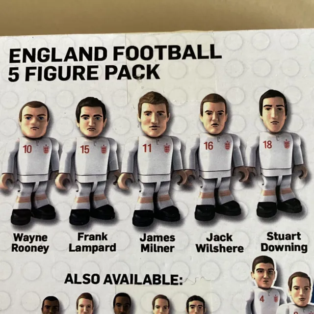 ENGLAND FOOTBALL 5 Micro Figures Unopened Set - Topps Character ...
