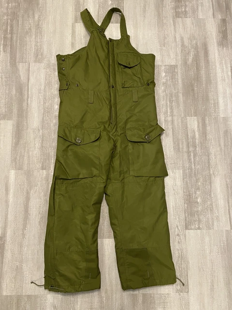 CANADIAN ARMY EXTREME Cold Weather Overalls Bib Size Small Like New $65 ...