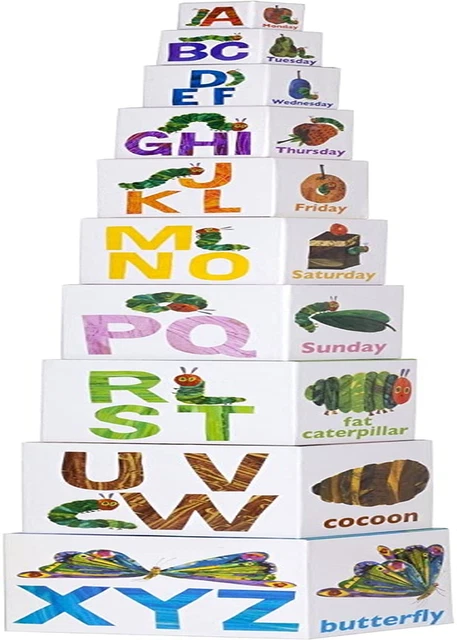 VERY HUNGRY CATERPILLAR Building Blocksbuilding Blocks,15 X 15 X 15Cm ...