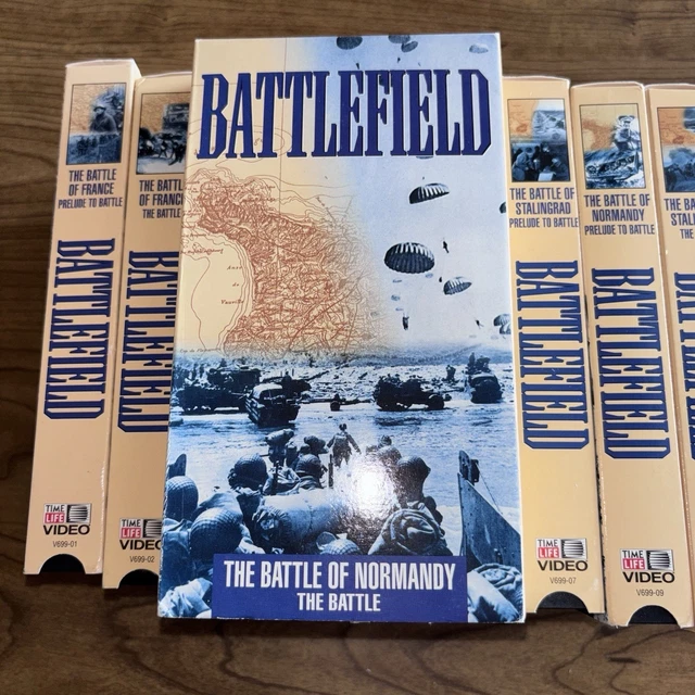 TIME LIFE BATTLEFIELD VHS Set 10 Tapes Vintage Military History ...