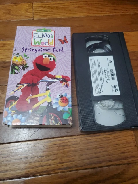 SESAME STREET ELMO'S World Springtime Fun! VHS tape 2002 EUR 11,26 ...