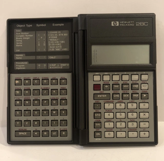 HEWLETT PACKARD - Hp 28C Scientific Calculator $49.75 - PicClick