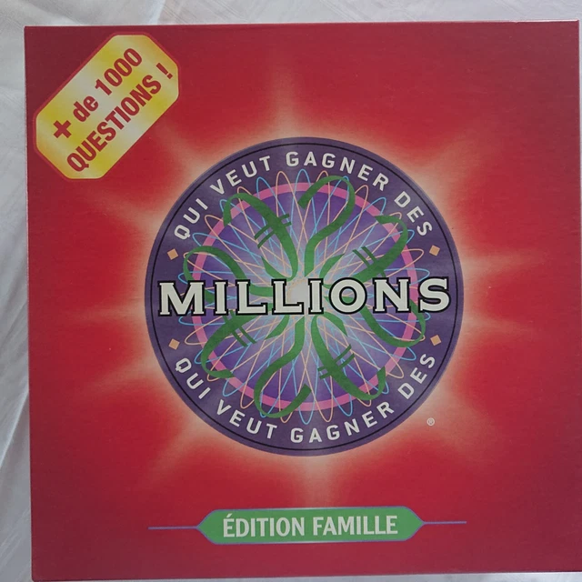 JEU DE SOCIÉTÉ - QUI VEUT GAGNER DES MILLIONS - Edition Famille - TBE ...