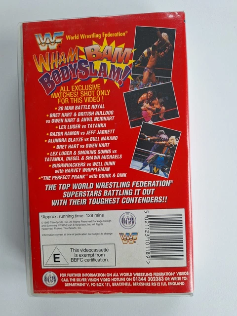 1995 WWF COLISEUM Video VHS Wham Bam Bodyslam - WWE Wrestling Bret Hart WWE EUR 15,19 - PicClick IT