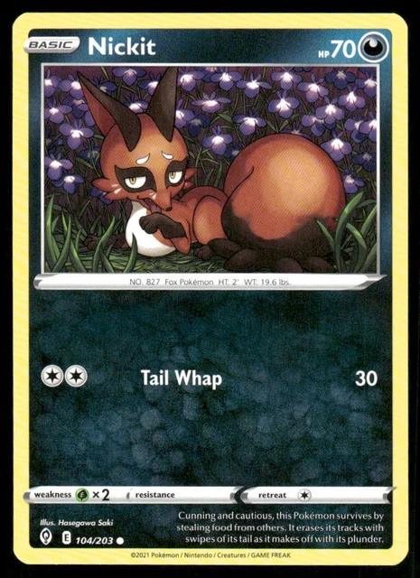 POKÉMON TCG POKÉMON Nickit Nickit Common Regular £1.76 - PicClick UK