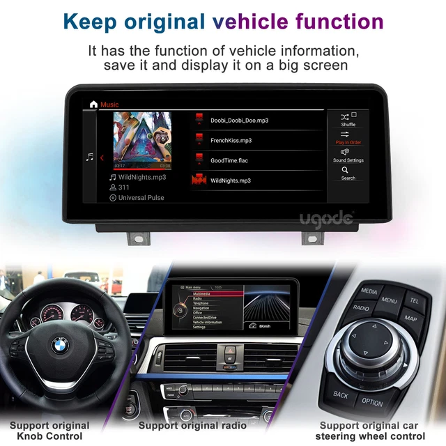 BMW F30 F31 F32 F80 10.25" Android écran Apple CarPlay autoradio EUR ...