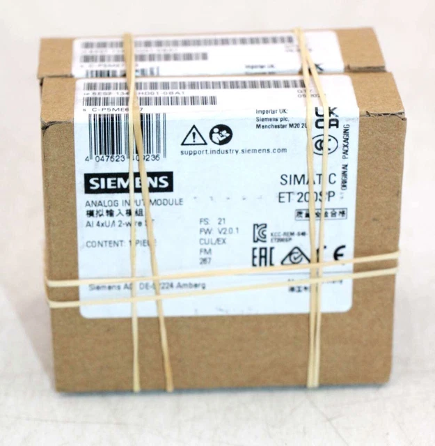 Siemens Simatic Et 200sp Analog Input Module 6es7 134 6hd01 0ba1