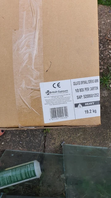 BRITISH GYPSUM COLLATED Drywall Screws 40mm 10,000 Pack £89.08 ...