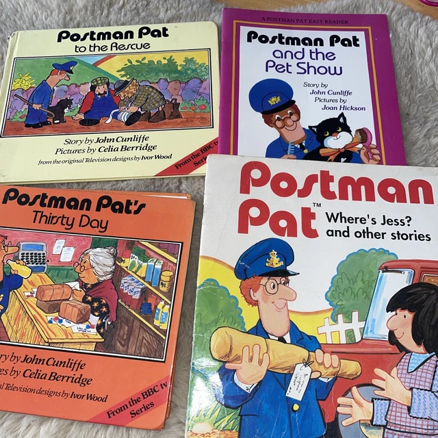 VINTAGE POSTMAN PAT Books X 4 Thirsty Day Postman Pat To The Rescue ...