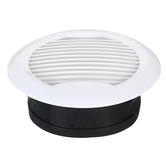 6 INCH ROUND Air Vent Ceiling Diffuser Grill Cover ABS Louver Soffit ...