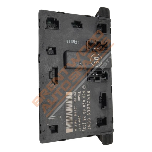MERCEDES VITO DOOR Control Ecu Module Front Left W639 Ncv2 109 Cdi ...
