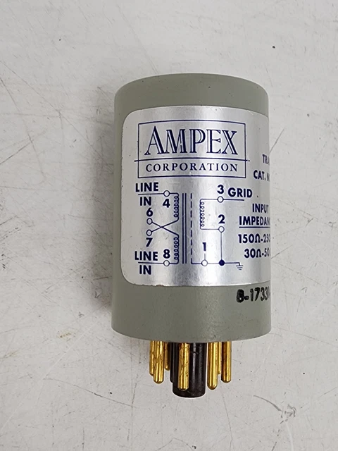 VINTAGE AMPEX B-17331-1 Microphone Input Transformer Tube Audio 351 #2 ...