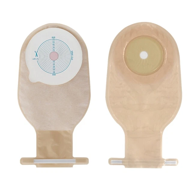 BORSE STOMIA PEZZO sacchetti drenabili per colostomia ileostomia cura ...