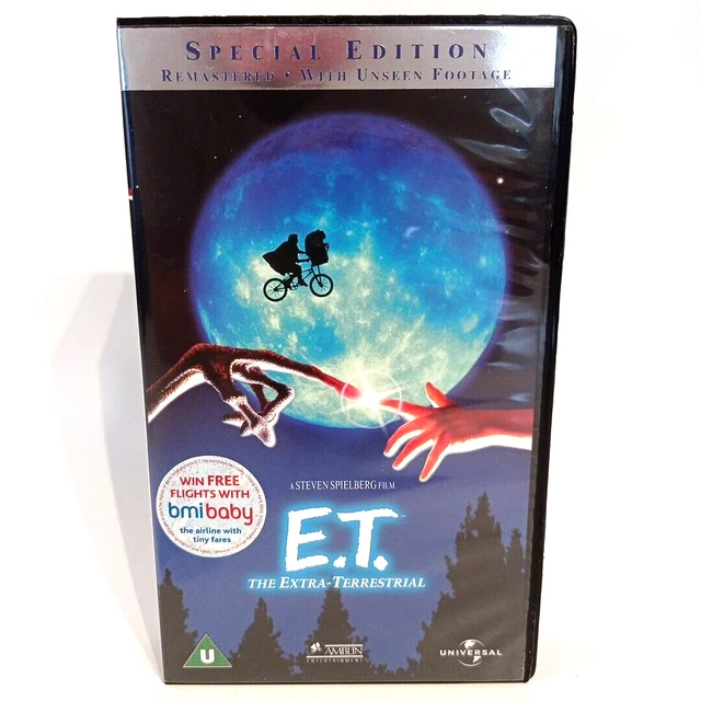 E.T. THE EXTRA Terrestrial VHS 20th Anniversary Special Edition NEUF et ...
