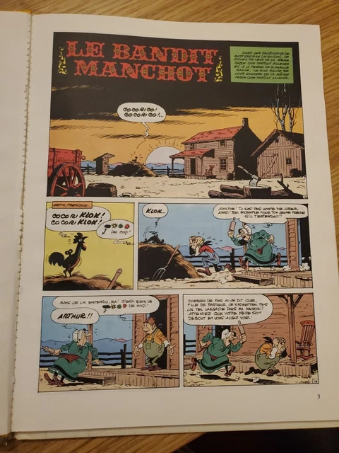 LUCKY LUKE LE Bandit Manchot Hardback Comic Book EUR 11,61 - PicClick IT