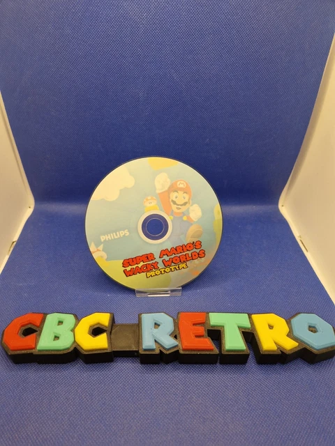FAN MADE RARE Mario Prototype Super Marios Wacky Worlds Philips CDi Cd ...
