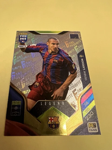 PANINI FIFA 365 2026 Henrik Larsson Legend FAN72 FC Barcelona EUR 1,00 ...