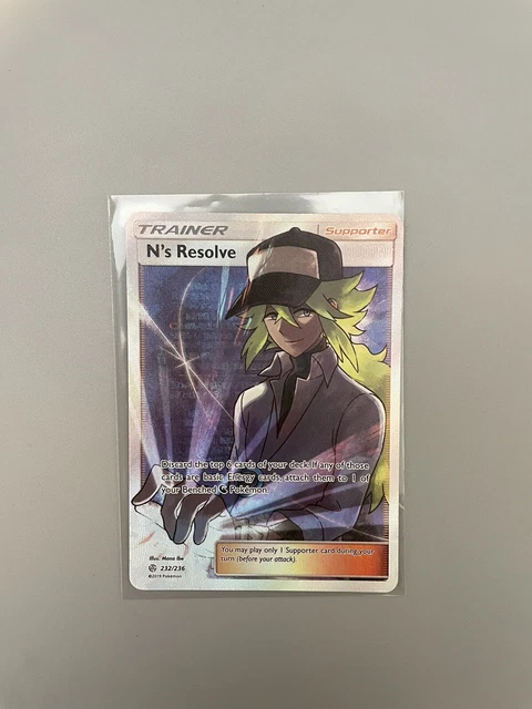POKEMON JCG : N’s Resolve 232/236 Cosmic Eclipse Full Art Trainer Ultra Rare EUR 35,09 - PicClick FR