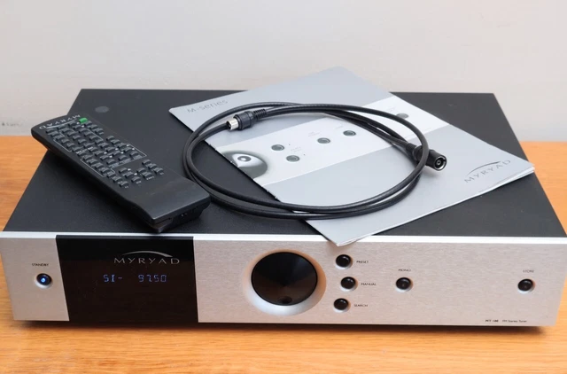 MYRYAD SYSTEMS MODEL MT 100 FM Stereo Tuner, inc. remote and manual £49 ...