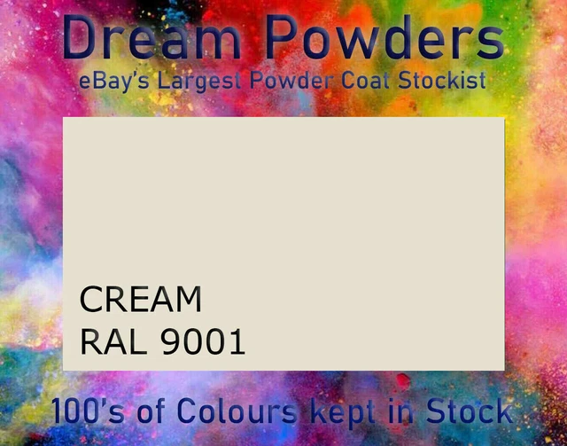 RAL 9001 CREAM Powder Coat alloy Refurbishment Coating Alloy Wheel £10. ...