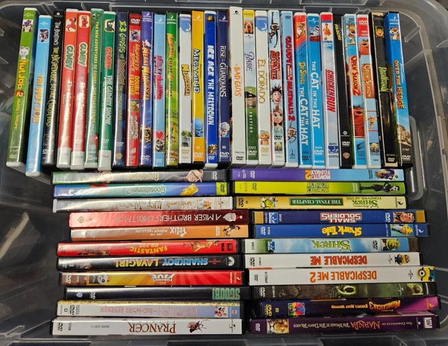WHOLESALE LOT 100+ DVDs Kids & Family Childrens $117.02 - PicClick CA